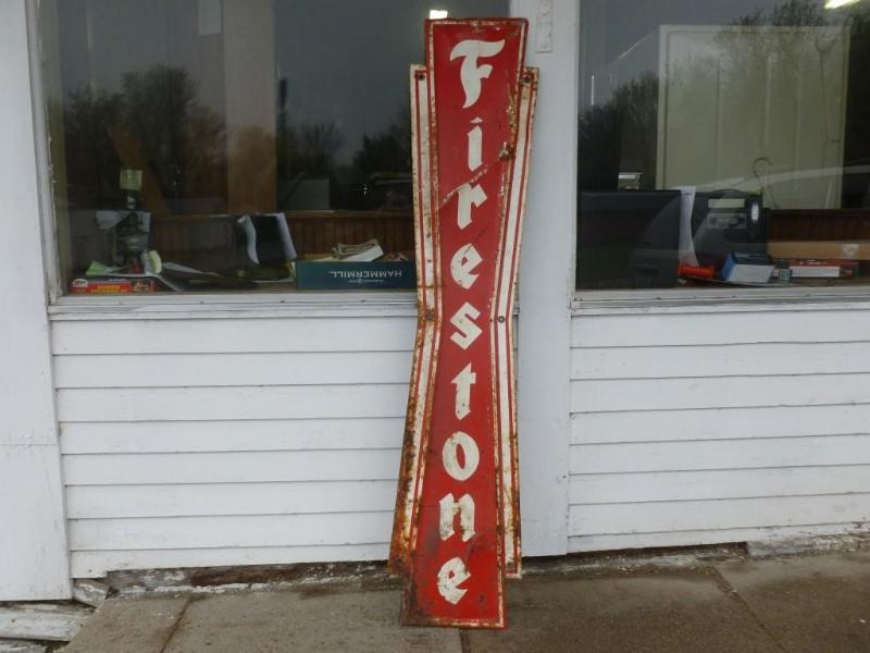 Large Vintage Firestone metal sign ... | Manannah #92 Appliances ...