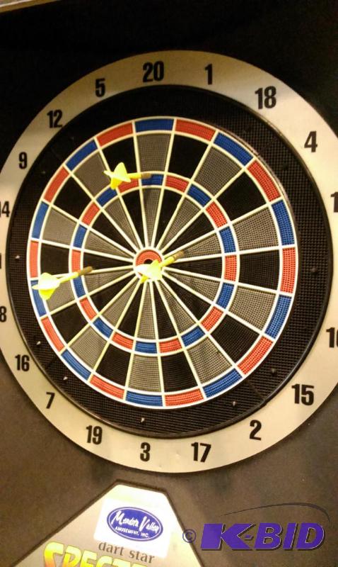 Spectrum Dart Star Coin Op Dart Board | June Coin Op Arcade | K-BID