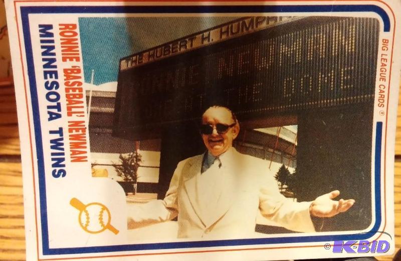 Minnesota Twin's Memorbilia-Ronnie Newman | K-BID