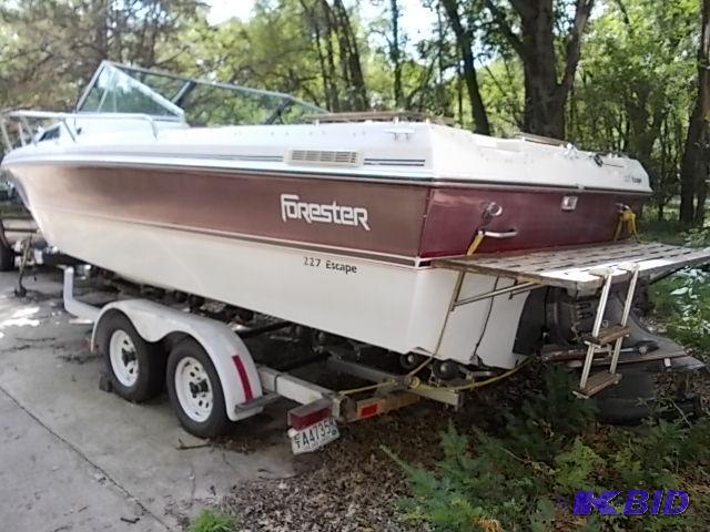 22' Forester Boat With Trailer | K-BID
