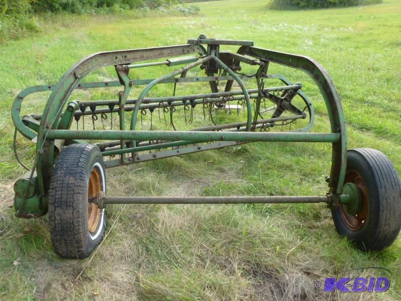 Large John Deere ground driven hay rake.... | Grandpa's Hobby Farm #1 ...