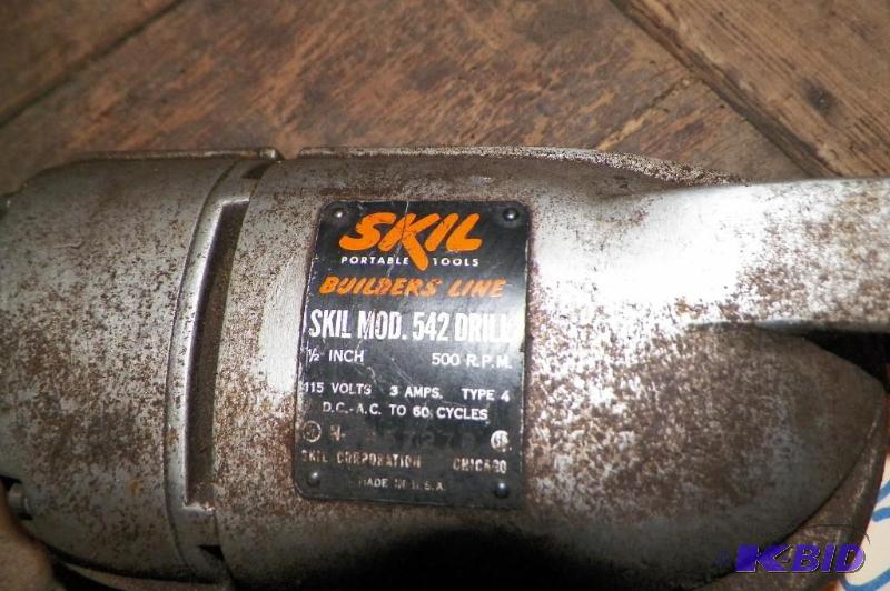 Skil Model 542 Drill 1/2 inch Tested Works | Blacksmith, Railroad ...