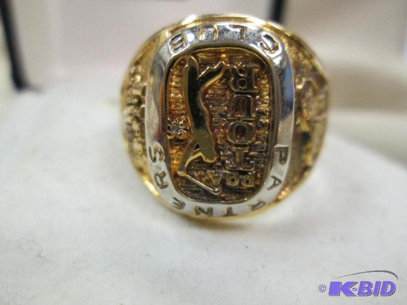 Men's ring PGA Tour ring Has on the top a per... | Cooking Club ...
