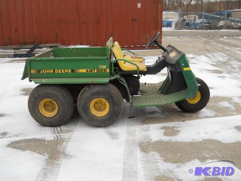 John Deere Gator AMT 626 Utility Vehicle with Dump Box! | Plow, Sander ...