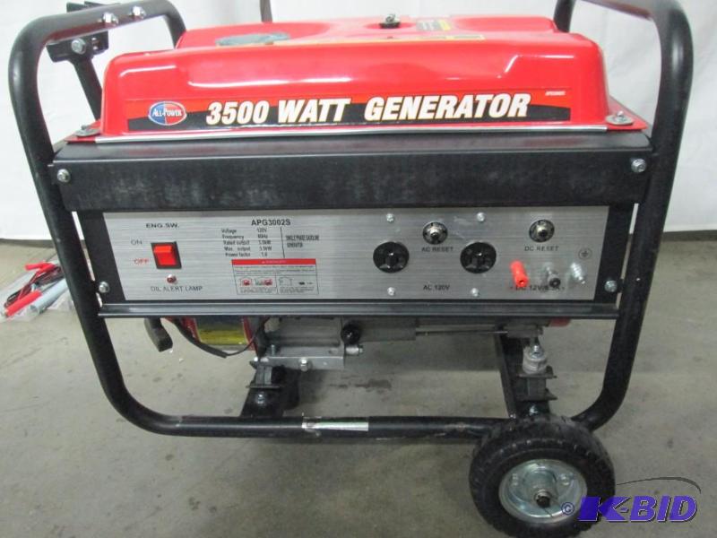All Power 3500W Generator | December Returns and Consignments #6 | K-BID