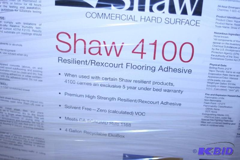 Boxes of Shaw Commercial Hard Surface 4100 Resilient Rexcourt Flooring ...