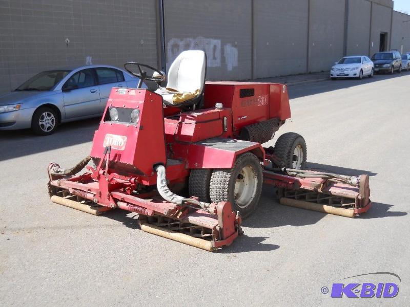 Toro Reelmaster 350-D. Runs and Cuts. 12" Cutting Width! | K-BID