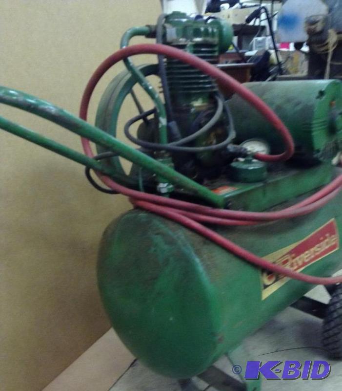 Vintage Riverside Air Compressor - Montgomery Wards | December Tools ...